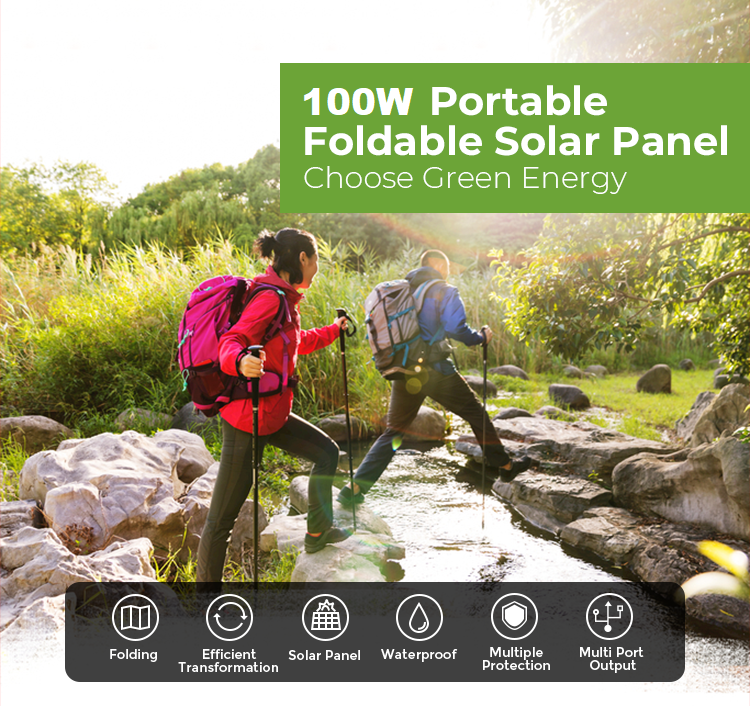 SolarLuxe: 100W Portable Solar Panel - Power Anywhere! – Raptor Home